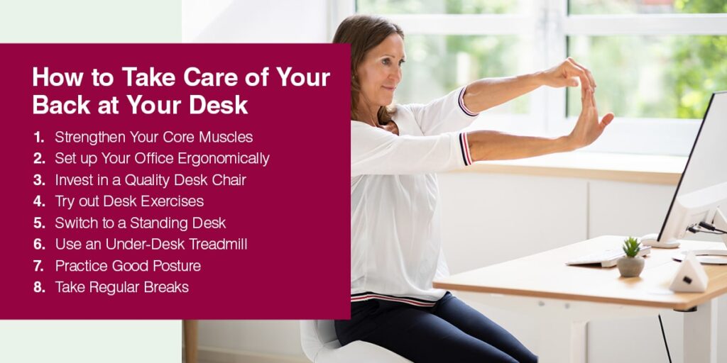 8 Ergonomic Tips for Taking Care of Your Back While Working at a Desk ...